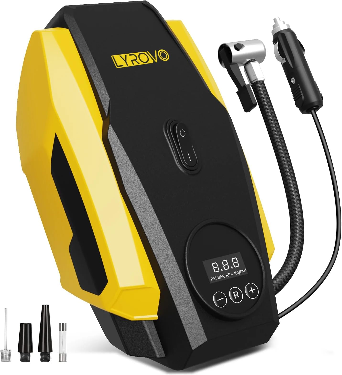 Portronics Vayu Lite Portable Tyre Inflator for Car, Bike, Cycle with ...
