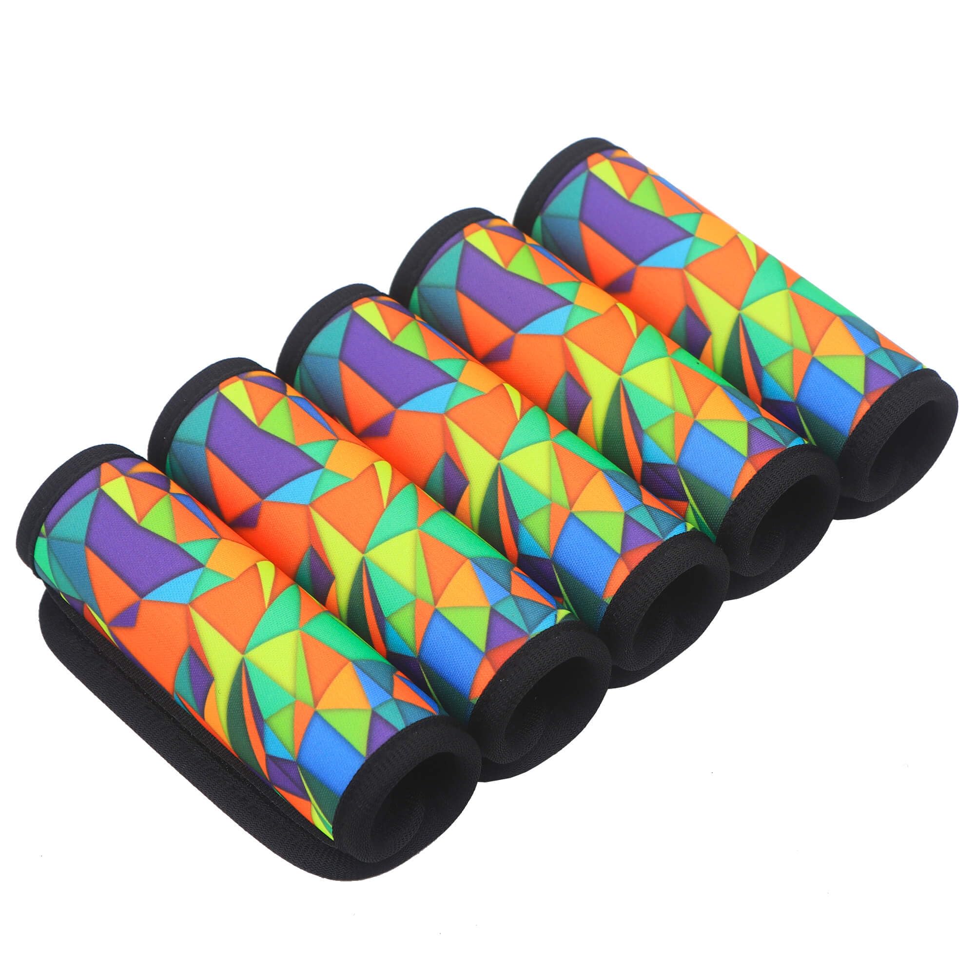 Amazon.com: XioioiX Luggage Handle Wrap for Suitcase-Printed Bright ...