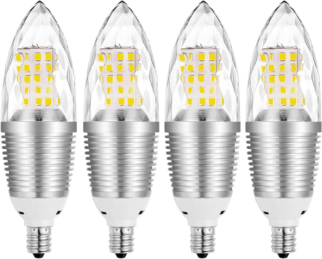 AHEVO E12 LED Candelabra Light Bulbs, 12W, Equivalent 85-100W ...
