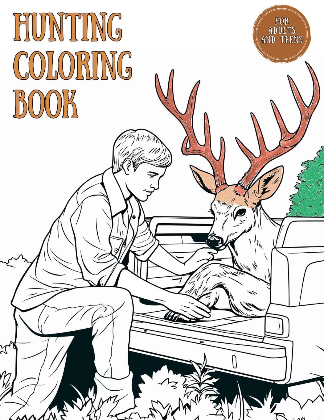 Amazon.com: Hunting Coloring Book for Adults and Teens: A to Z Hunting ...