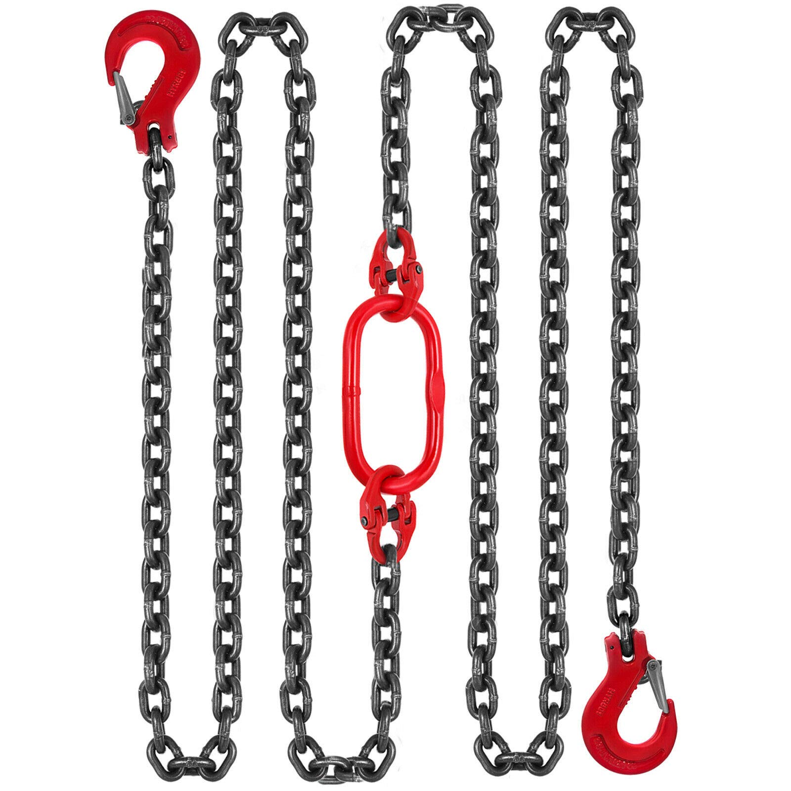 Snapklik.com : Vevor Chain Sling, 45359 Inch X 5 Ft Double Leg Lifting ...