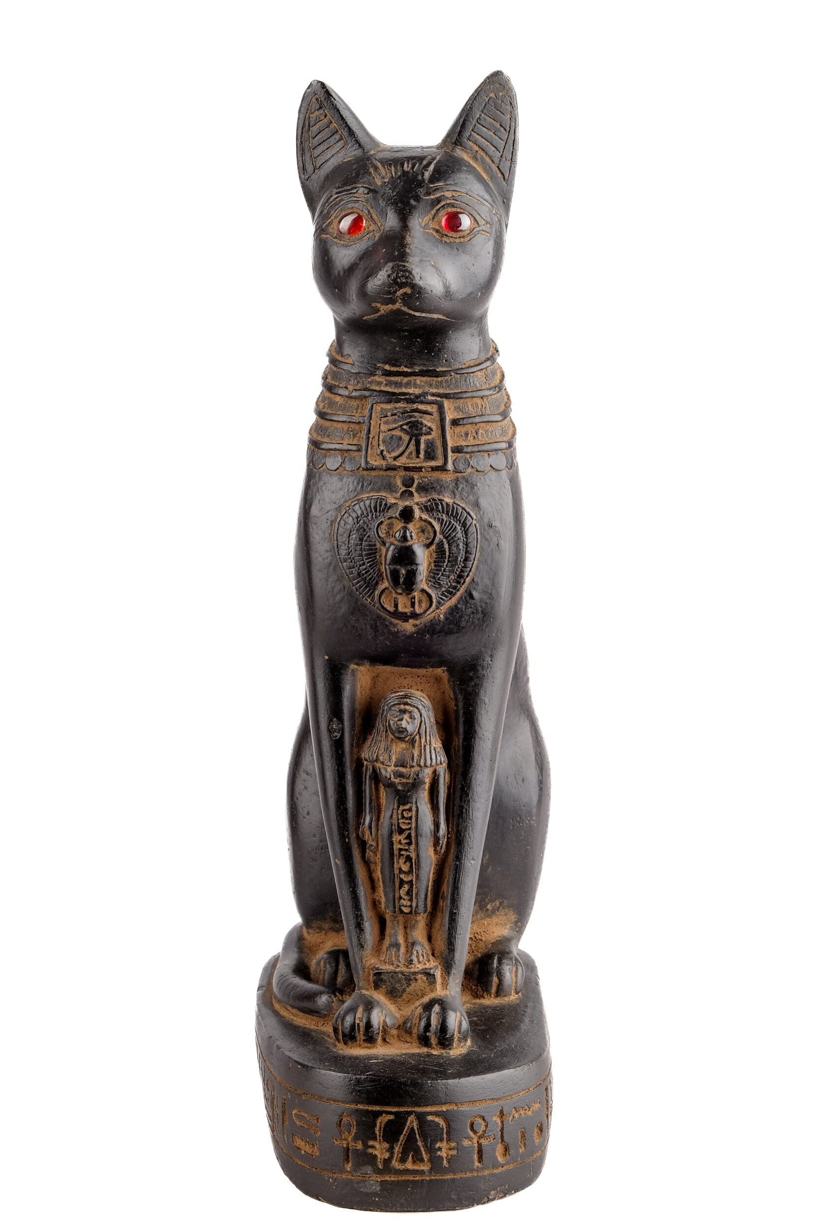 Amazon.com: Handmade Bastet Goddess Statue - Home Decor cat - Cat ...