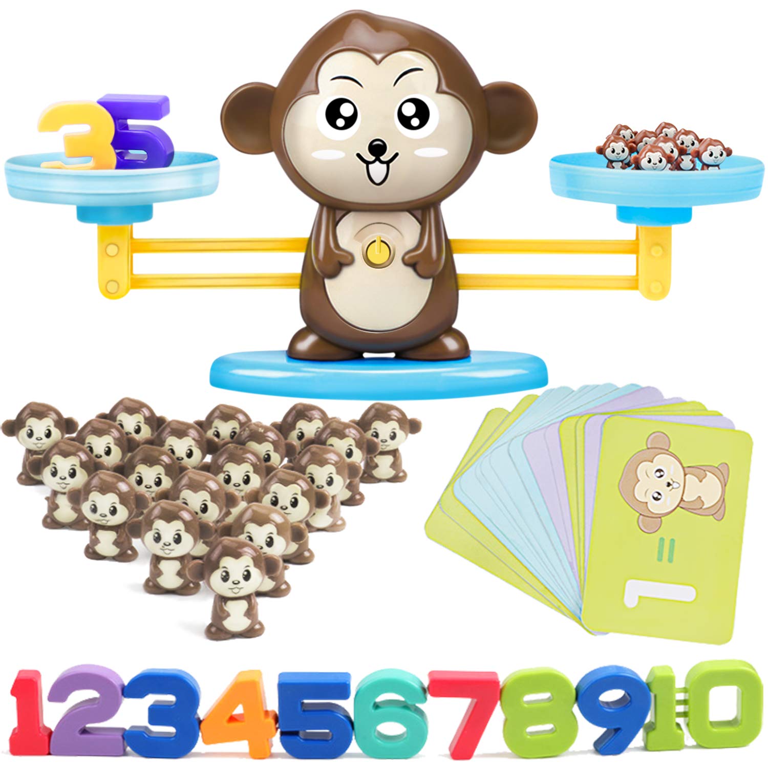Buy Ancistro Balance Counting Monkey Games- Cool Math STEM Preschool ...