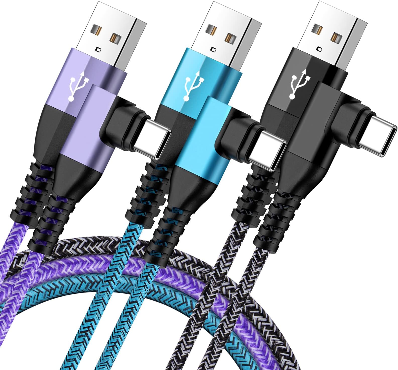 Amazon.com: USB C Android Phone Charger Cable Fast Charging 3.1A Power ...