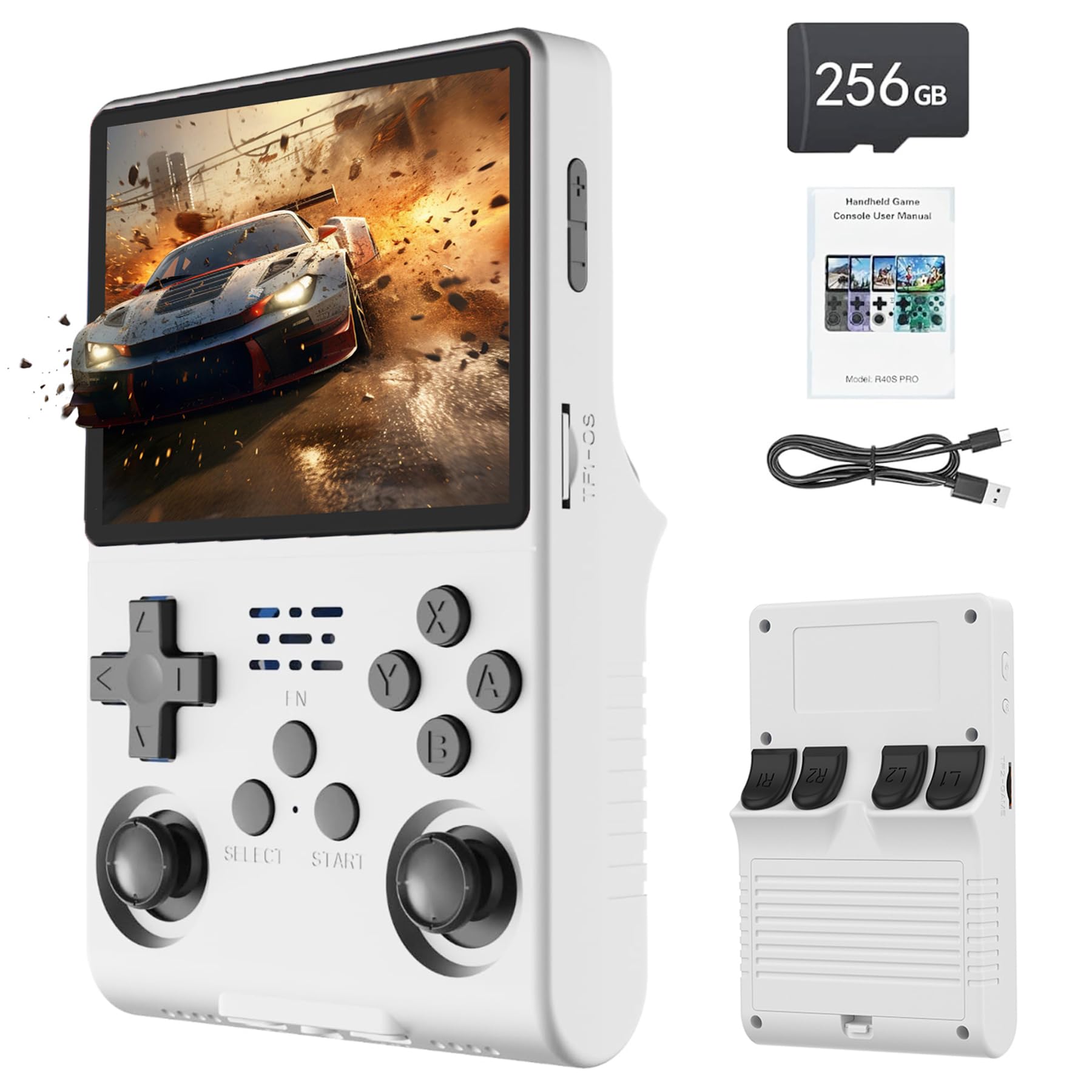 Amazon.com: RegiisJoy R40S PRO 30000 in 1 Handheld Game Console 3.5 ...
