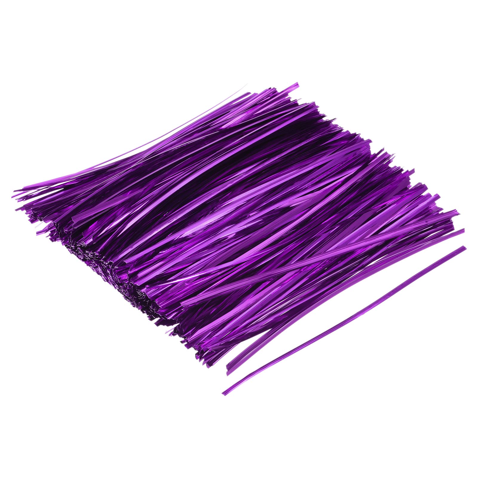 Amazon.com : MECCANIXITY Foil Twist Ties 7" 18cm Metallic Plastic ...