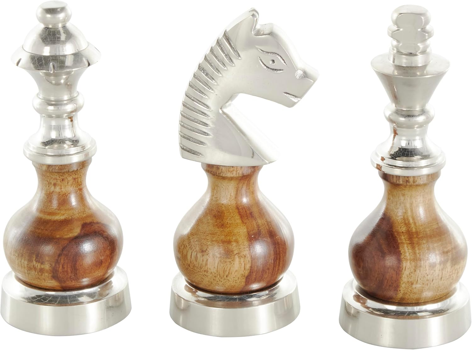 Amazon.com: Deco 79 Aluminum Metal Chess Decorative Sculpture Home ...
