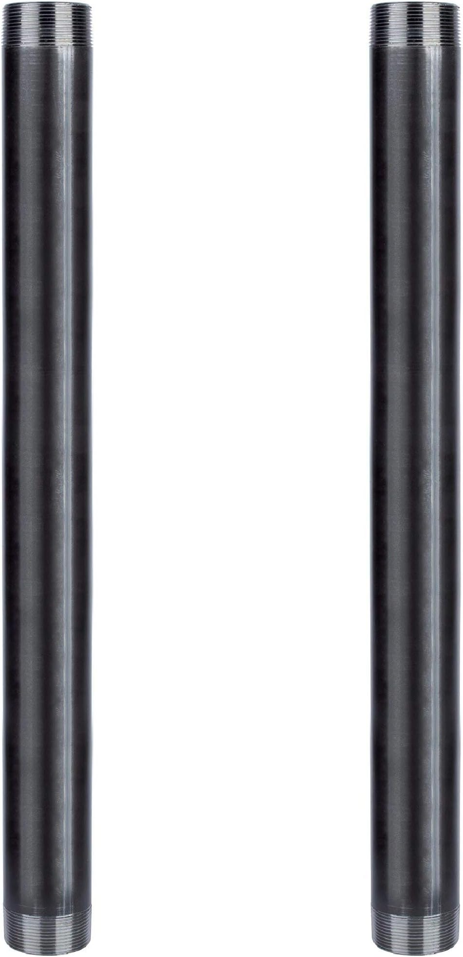 Amazon.com: Supply Giant QDCM2036 36" Long Pre-Cut Black Steel Pipe ...
