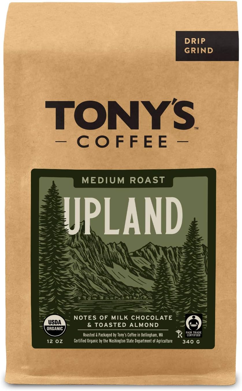 Amazon.com : Tony's Coffee, Songbird Blend (12oz), Dark & Light Roast ...