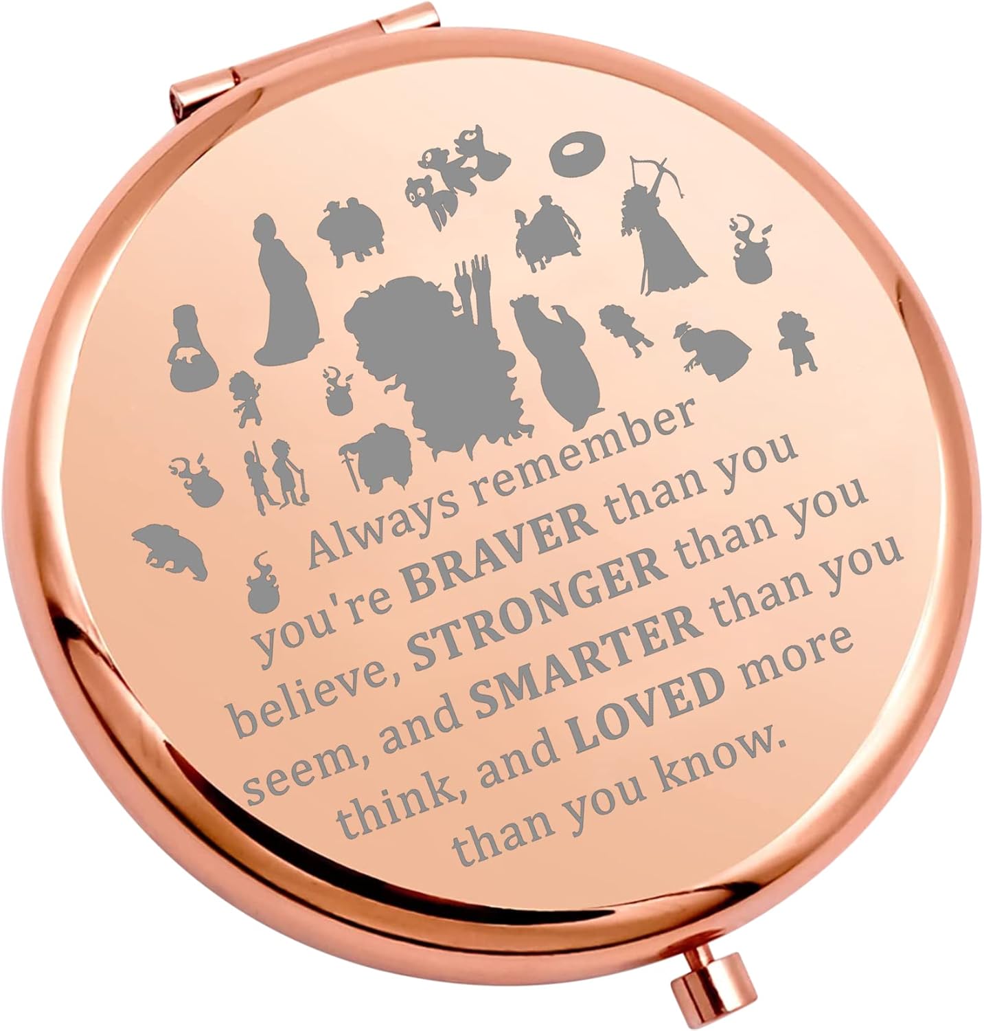 Amazon.com: WSNANG Princess Brave Girl Gift Travel Compact Pocket ...