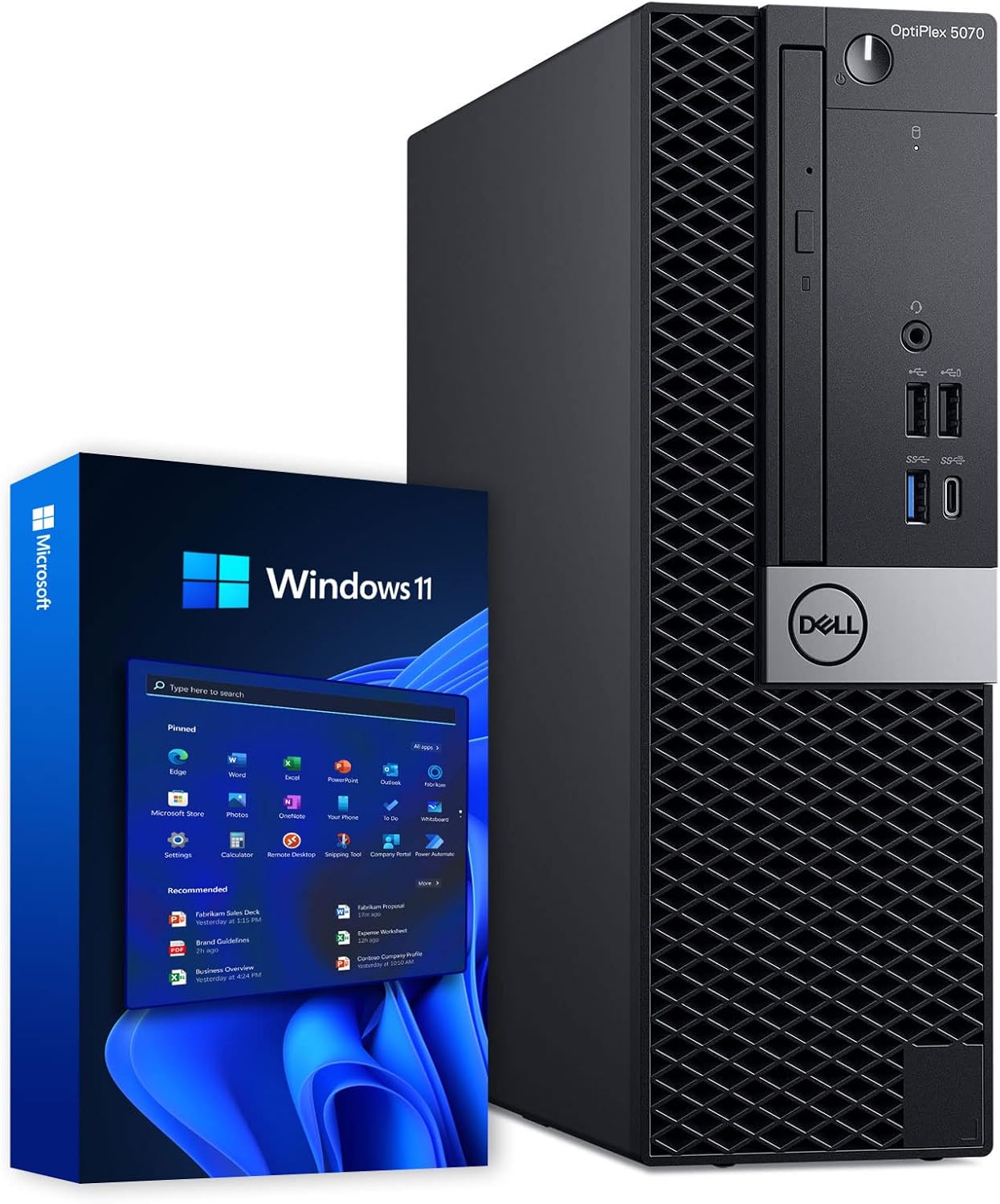 Amazon.com: Dell 5070 Small Desktop Computer (SFF) | Hexa Core Intel i5 ...
