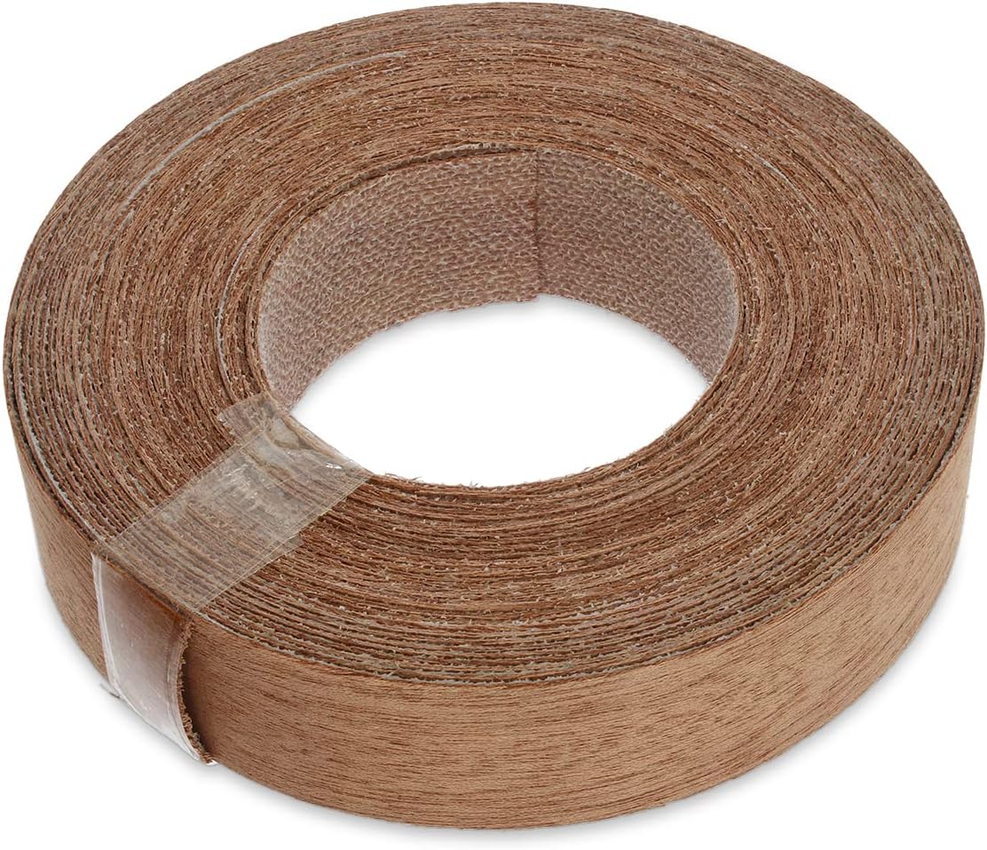 WoodPress® 22mm Real Mahogany Wood Iron-On Edging – 7.5m Roll – Pre ...