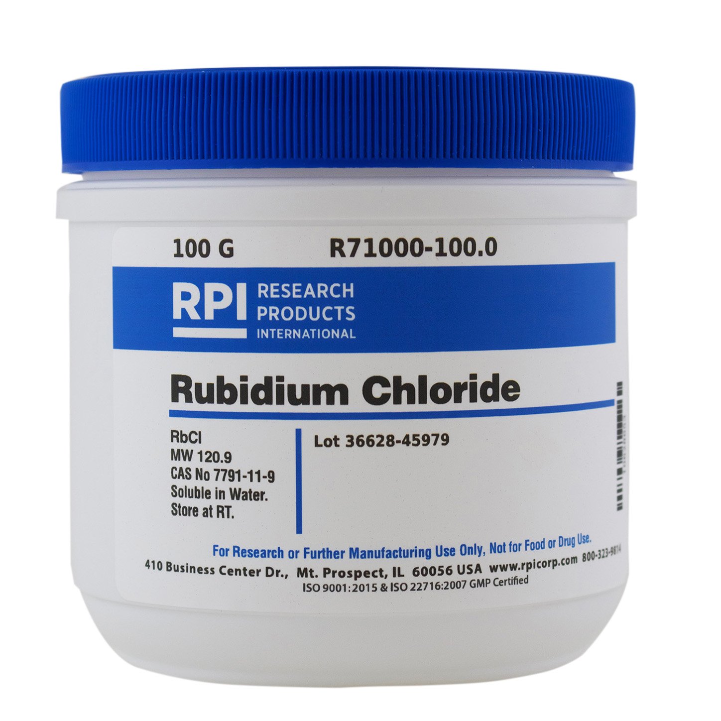 Rubidium Chloride, 100 Grams: Amazon.com: Industrial & Scientific