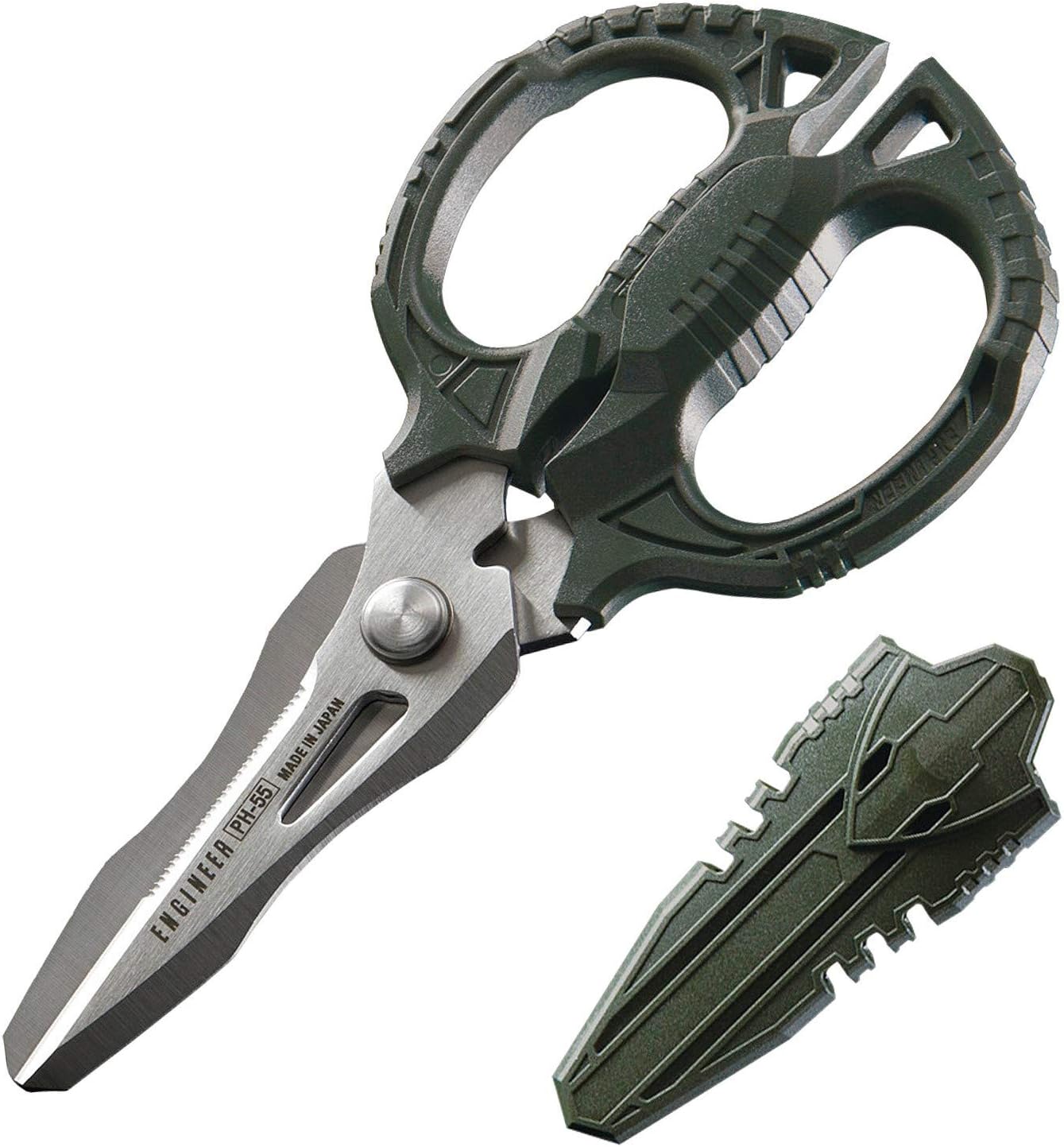 Versatile compact multi-function scissors with 4-in-1 combi blade ...
