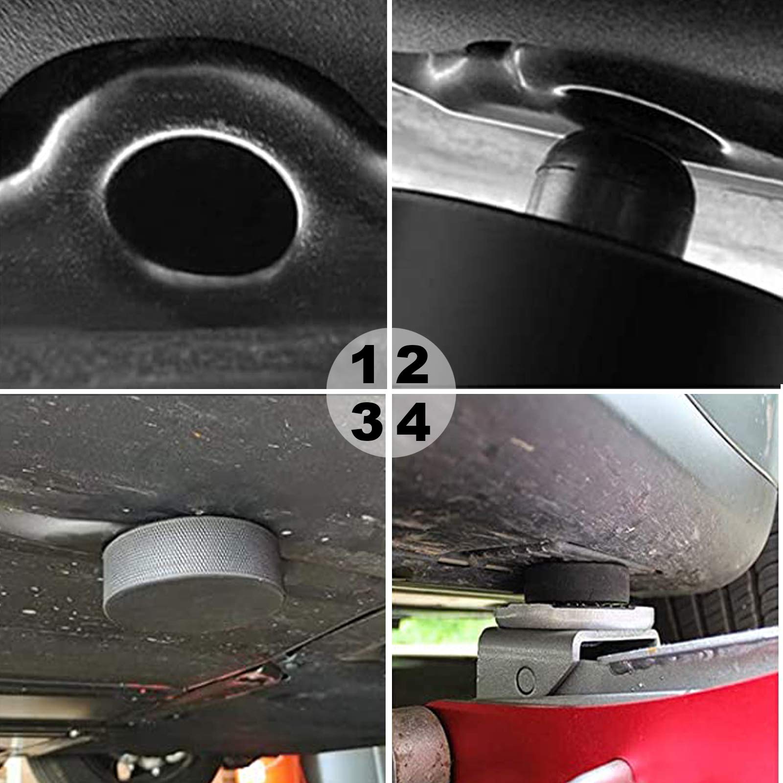 Spurtar Tesla Jack Pad Car Jack Stand Pads Lift Point Pad Adapter Tool ...