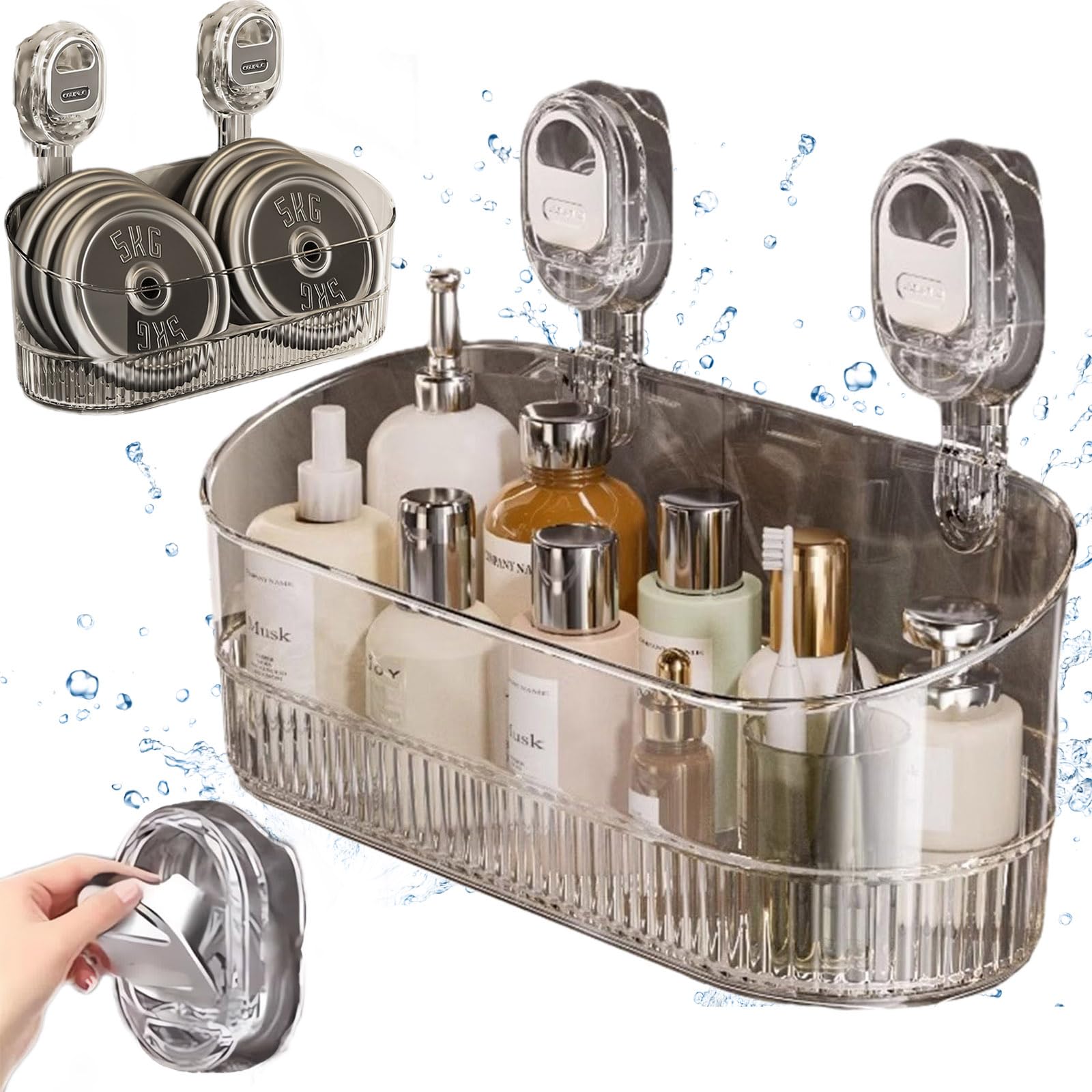 Amazon.com: wiilioe Firmstaunch Suction Cup Storage, Firmstaunch No ...