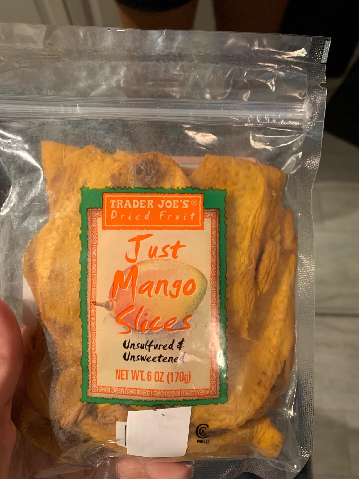 Amazon.com: Trader Joe's Dried Fruit Just Mango Slices 6 Ounces 1 Pack