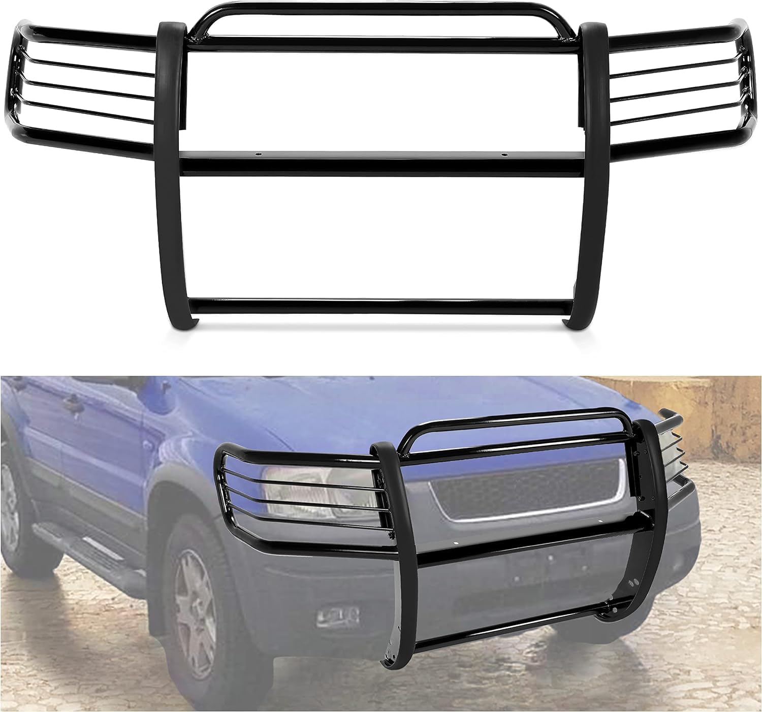 Front Bumper Replacement Grille Guards Commercial Series Full Width