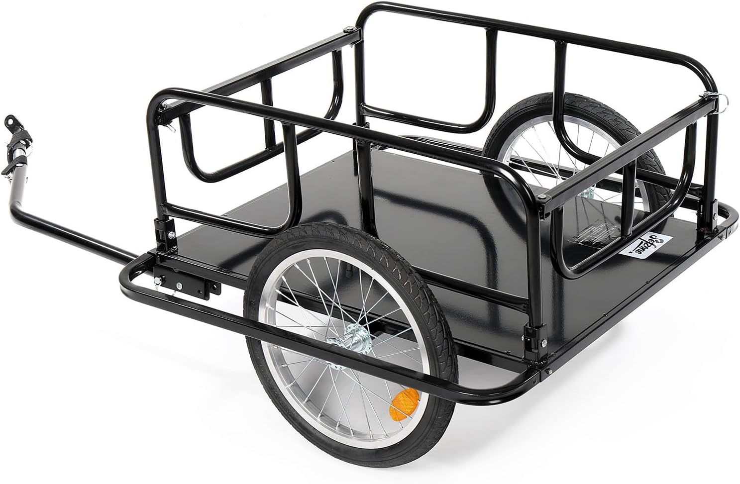 Amazon.co.jp: Sefzone (セフゾーン) バイクカーゴトレーラー 折りたたみ式 最大荷重145ポンド 2x16インチ 空気 ...