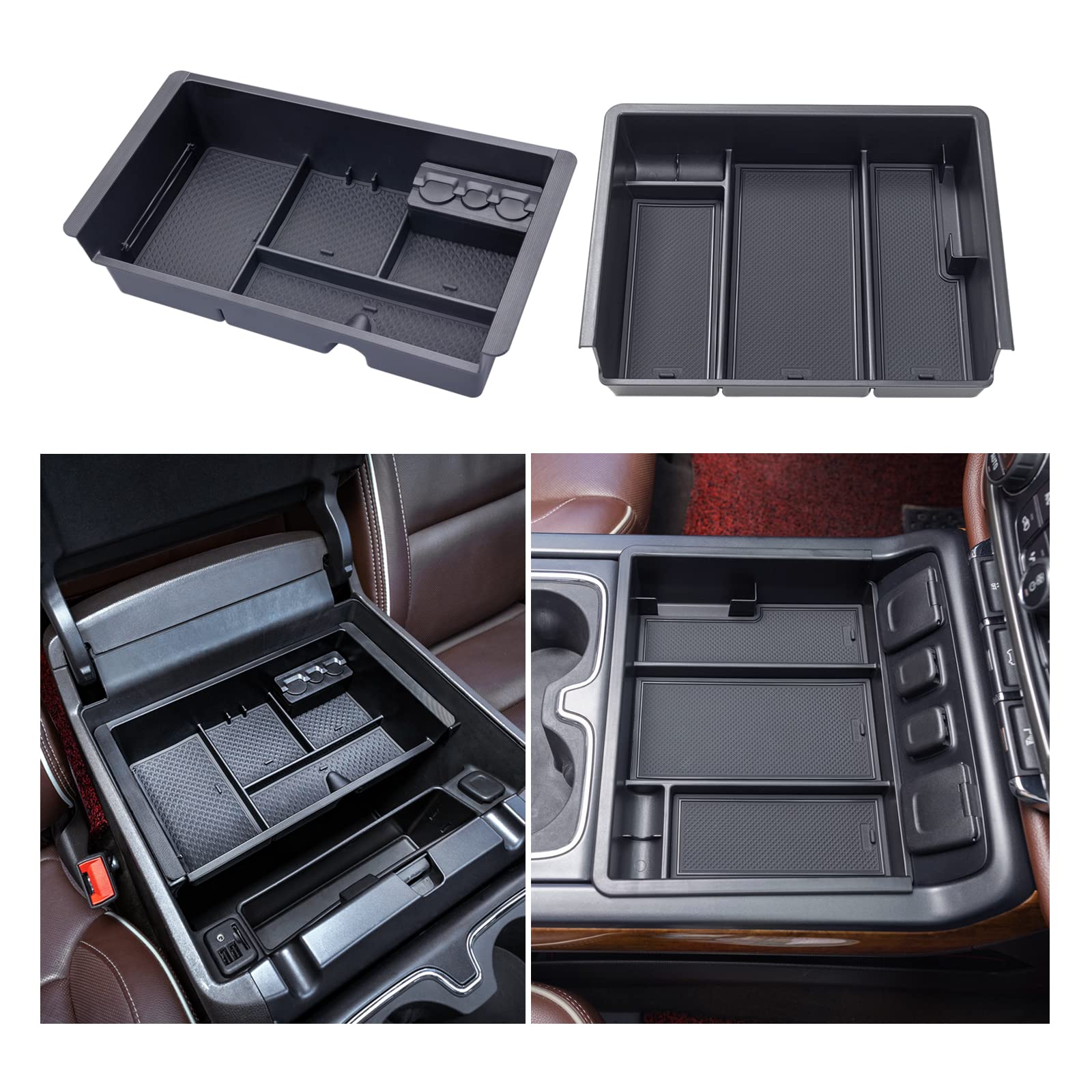 Amazon.com: JKCOVER Center Console Organizers Compatible with Chevy ...