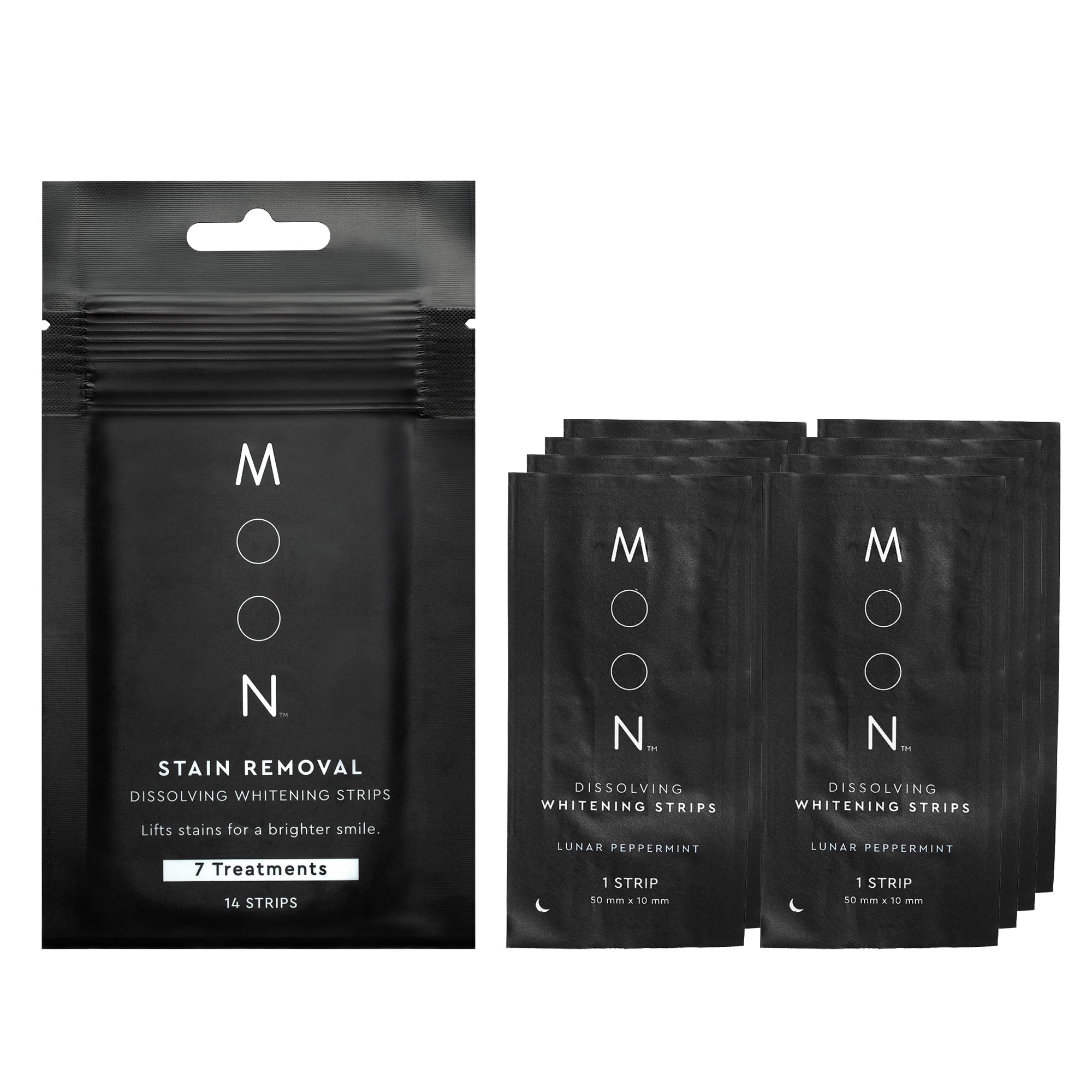 Amazon.com: MOON Teeth Whitening Strips, 7 Treatments with Easy to Use ...