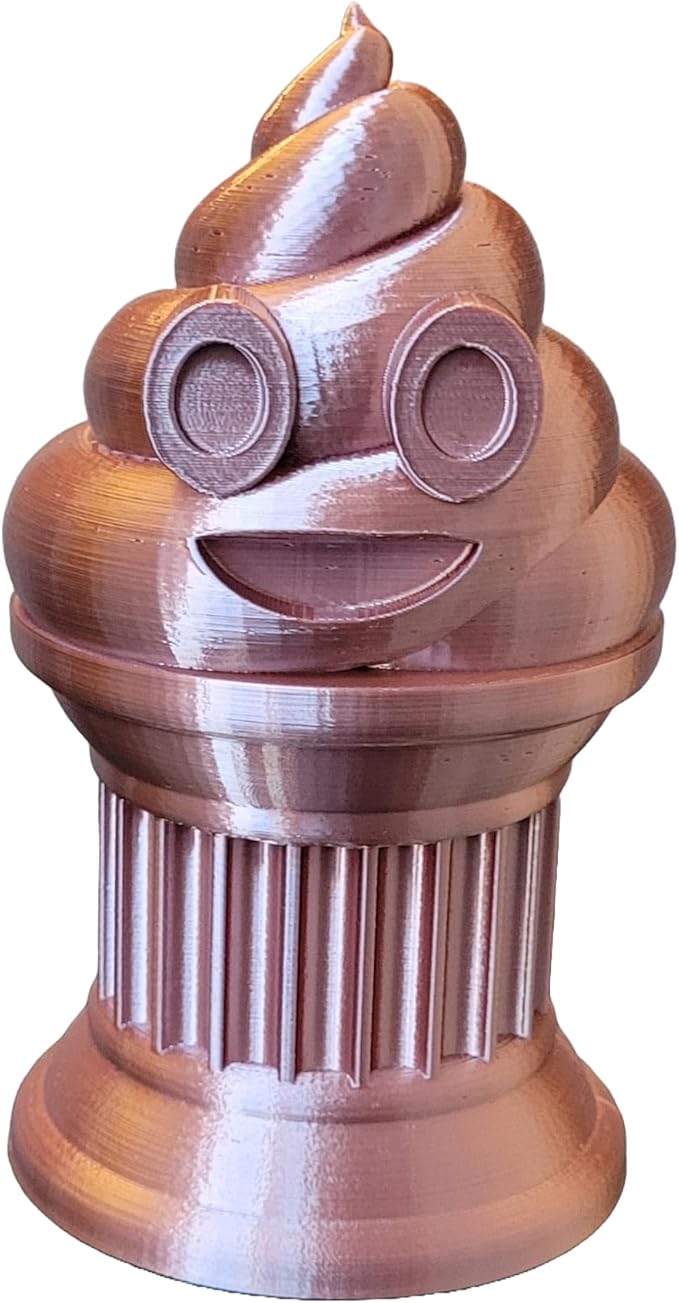 Amazon.com: Znet3D Poop Emoji Trophy - Perfect Award or Gift - Handmade ...