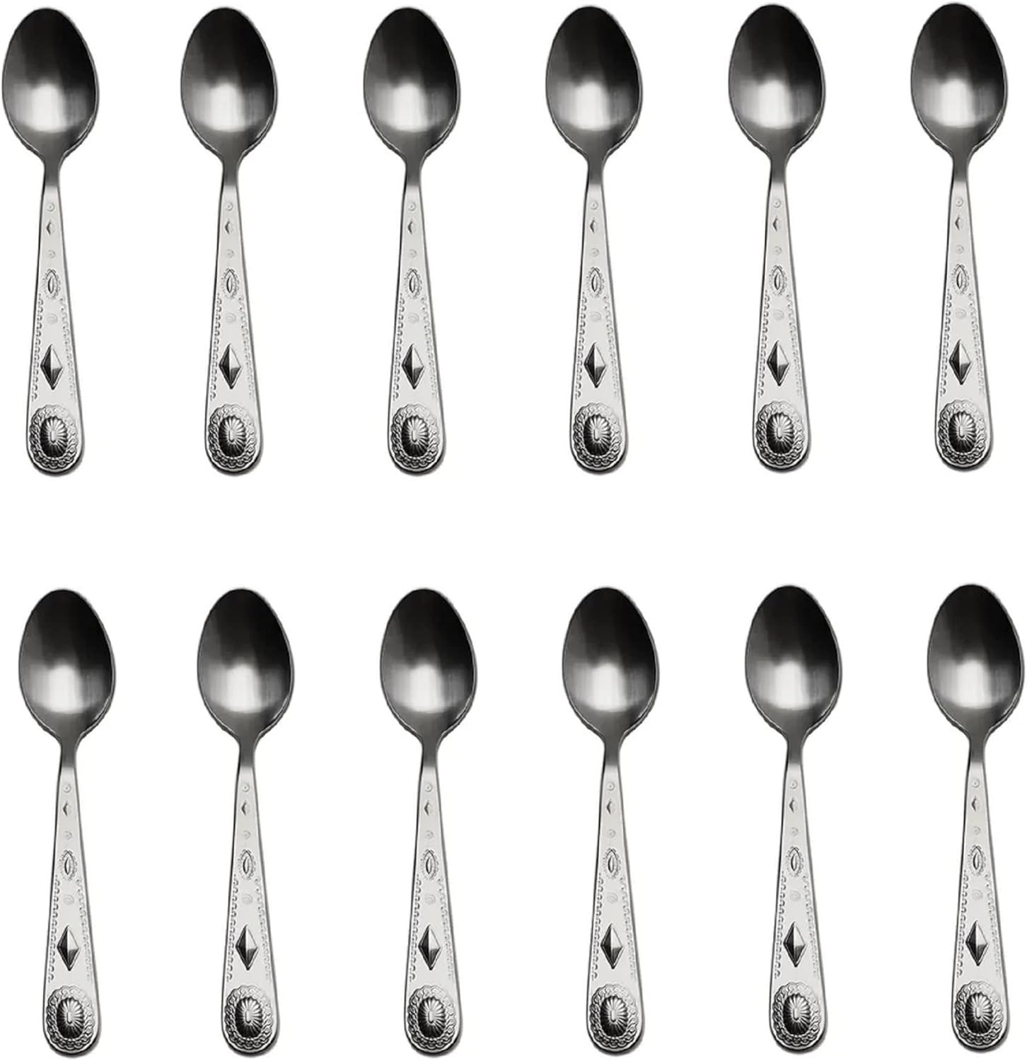 Amazon.com: Wallace Taos Stainless Steel Teaspoon (Set of Twelve ...