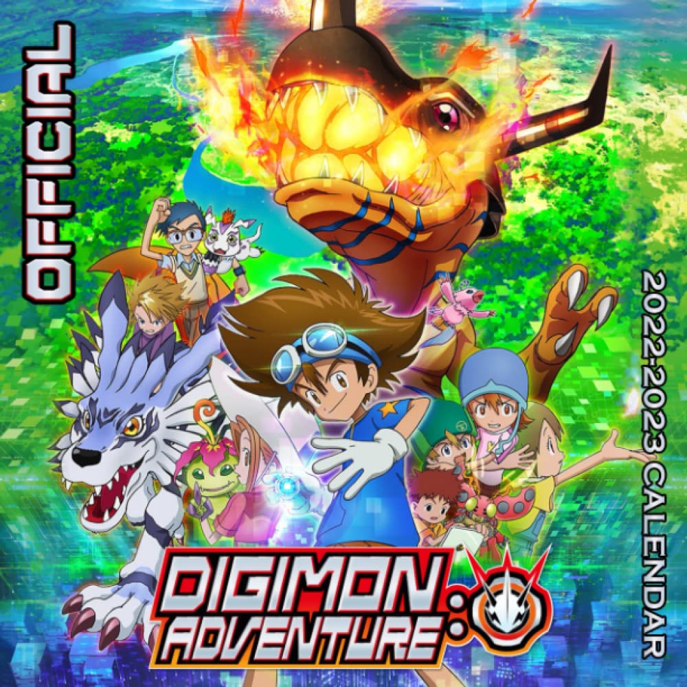 Digimon Adventure Calendar 2022 Anime Manga Official 2022 Calendar ...