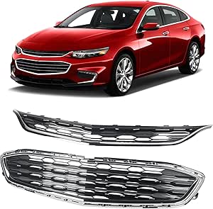 Amazon.com: KARPAL Front Upper & Lower Bumper Grille Honeycomb Mesh Grill Compatible With 2016 ...
