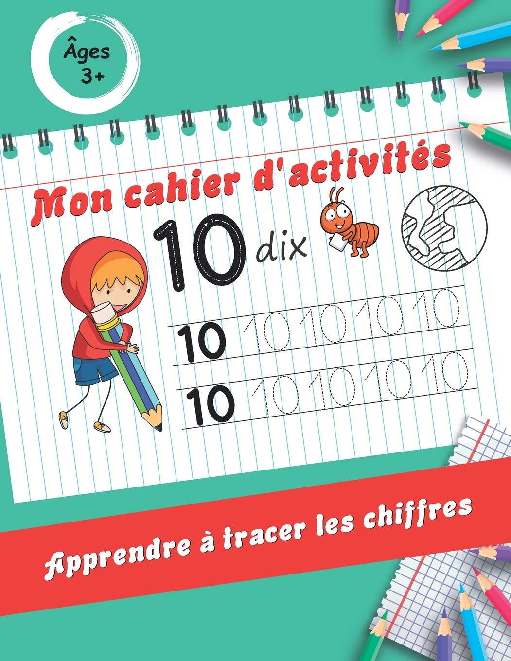 Mon Cahier Dactivites Apprenons A Tracer Lignes Formes Chiffres Cahier ...