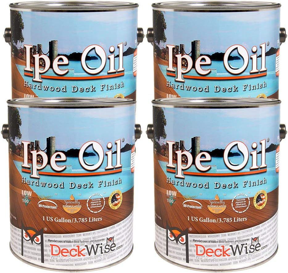 DeckWise Ipe Oil Hardwood Deck Semi-Transparent 100 VOC Natural Finish ...