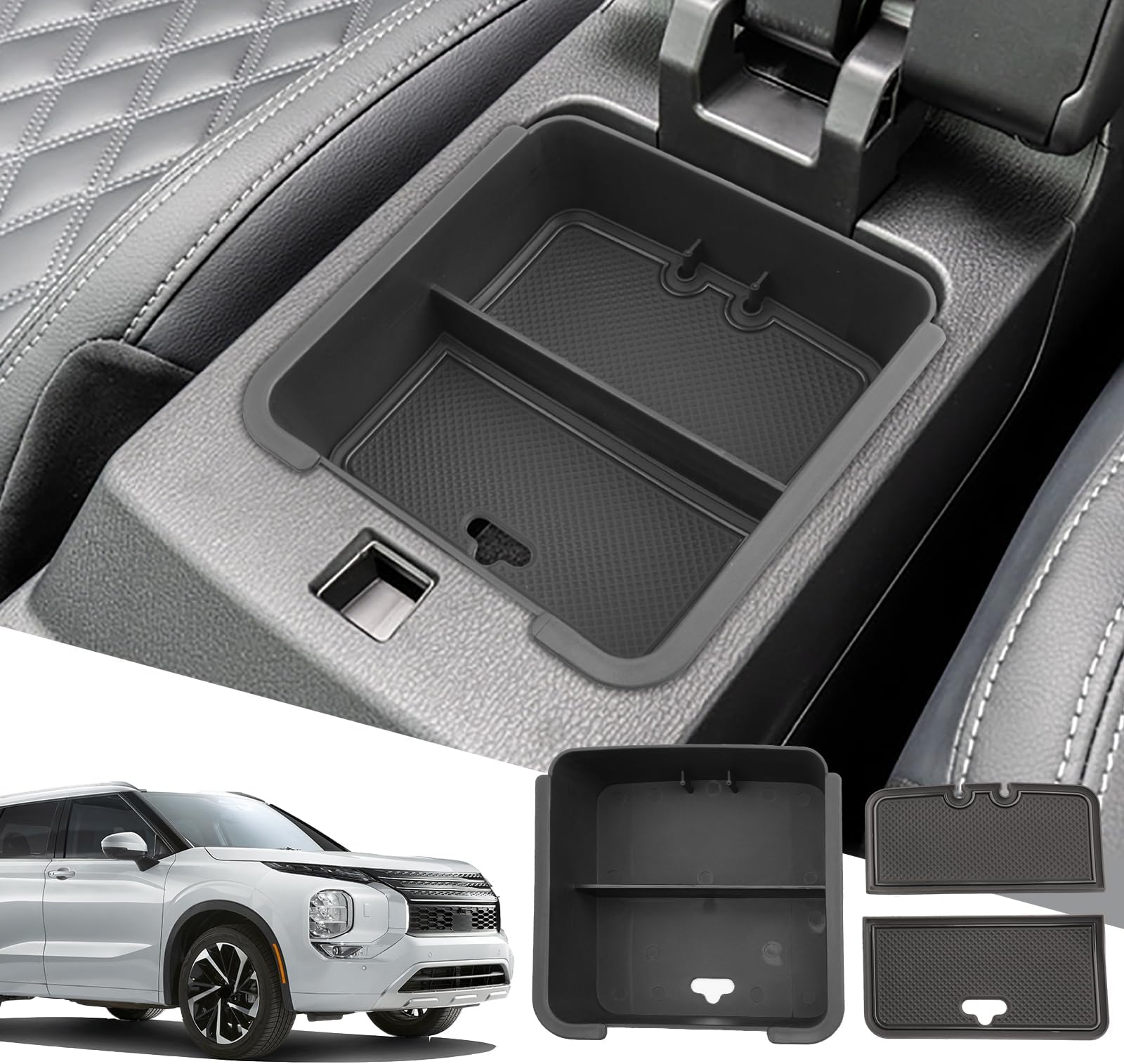 Amazon.com: CDEFG for 2022-2025 Mitsubishi Outlander Accessories Center ...