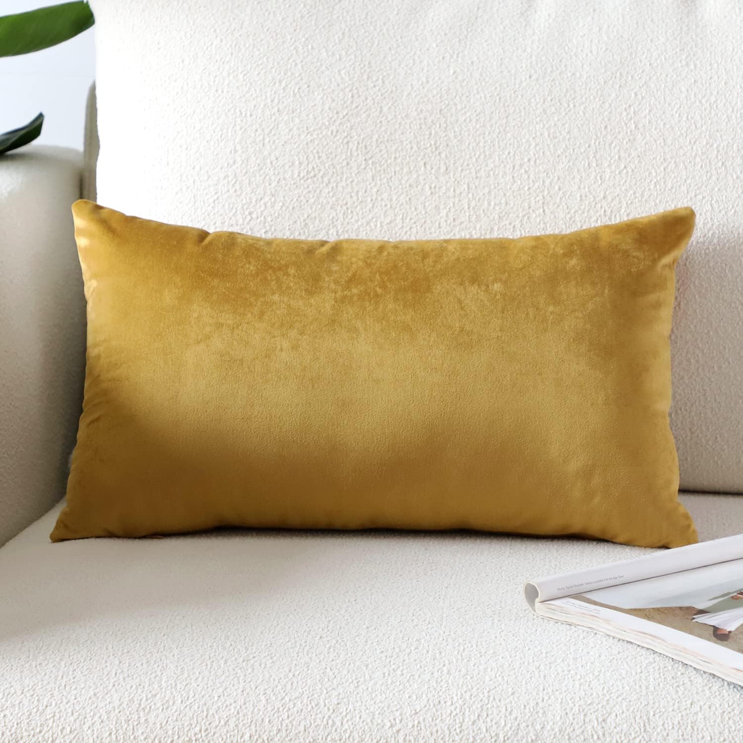 Amazon.com: Artscope Luxury Velvet Pillow Covers Super Soft Decorative ...