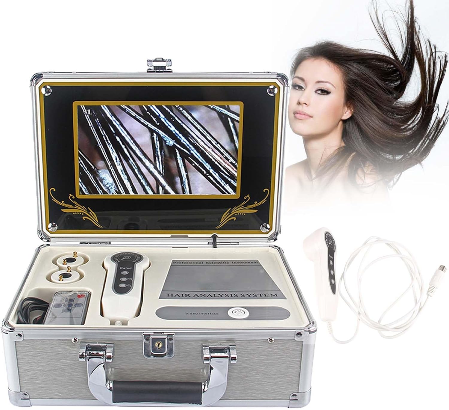 Amazon.com: JINGEDD Scalp Hair Follicle Detector,Skin Hair Scalp ...