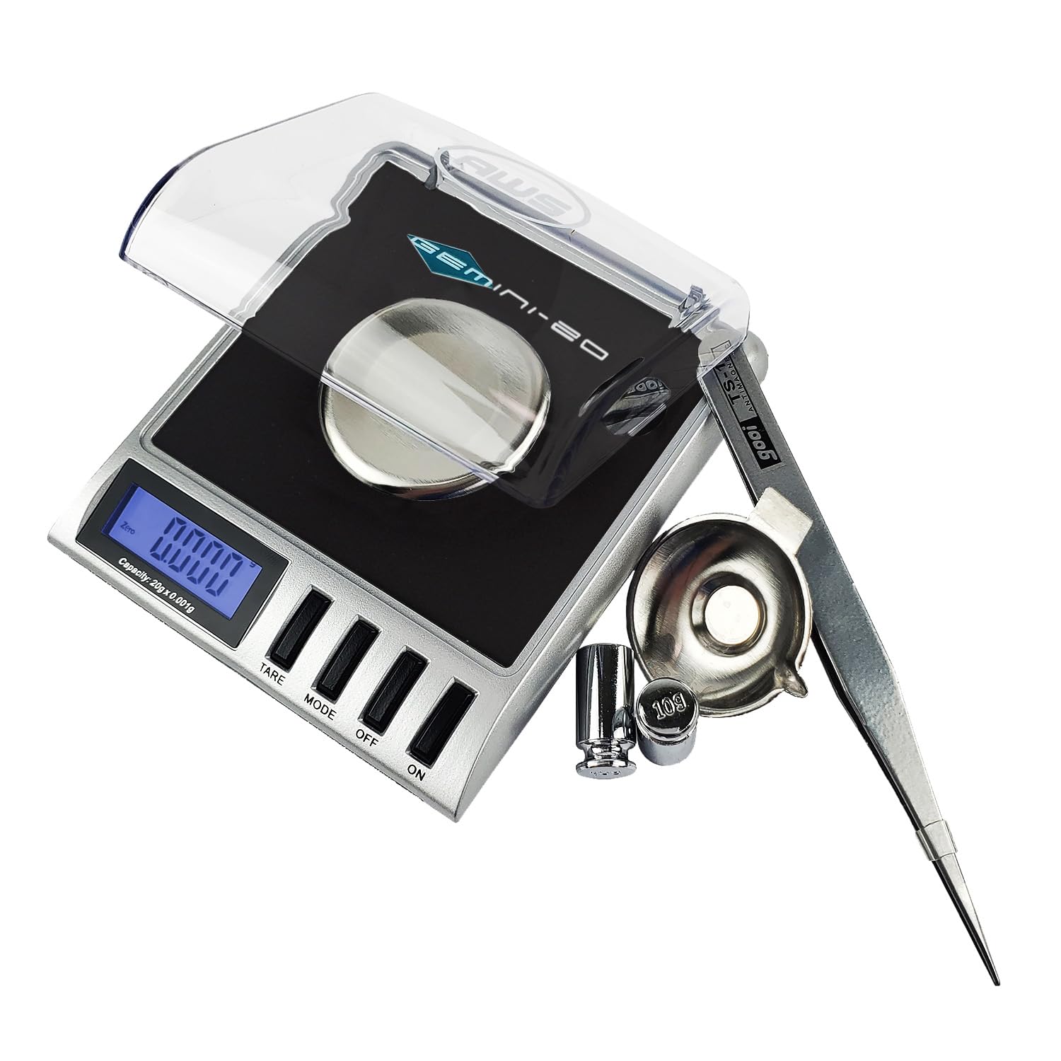 Buy Gemini-20 Milligram Scale – 20g x 0.001g Precision Digital Scale in ...