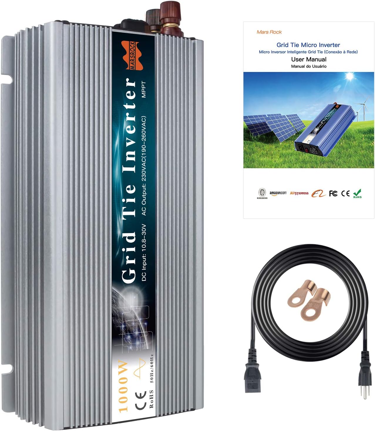 Amazon.com: Y&H Grid Tie Inverter 600W Stackable DCDC15-28V PV Input ...