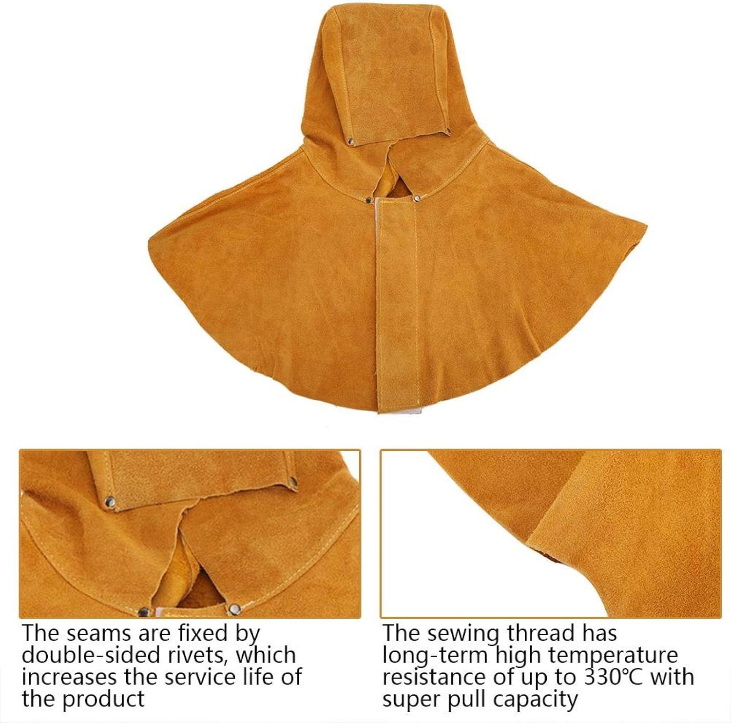 LANTRO JS – Leather Welding Helmet Heat Insulation Neck Protector ...