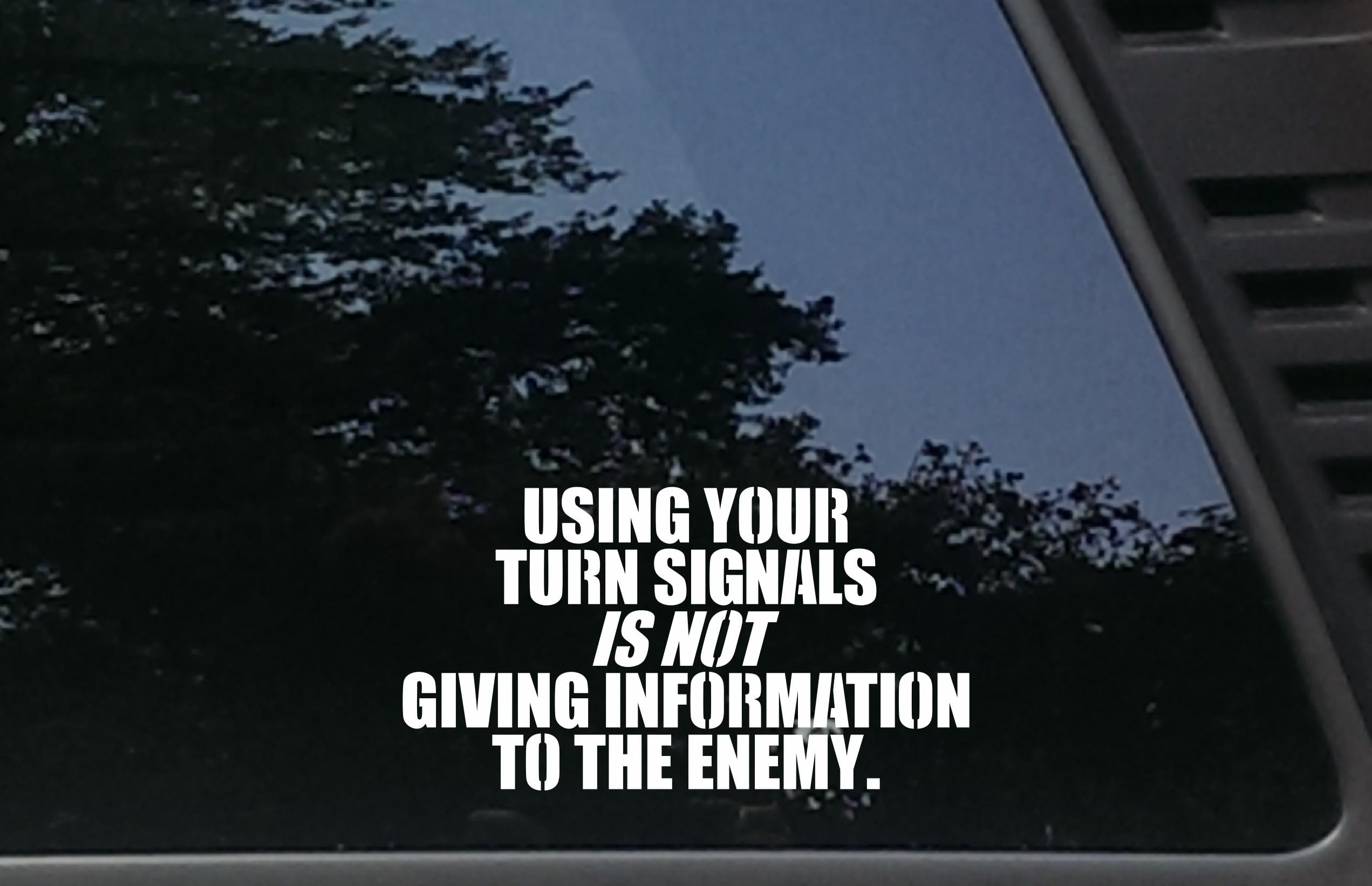Amazon.com - Using Your Turn Signals is NOT Giving Information to The ...