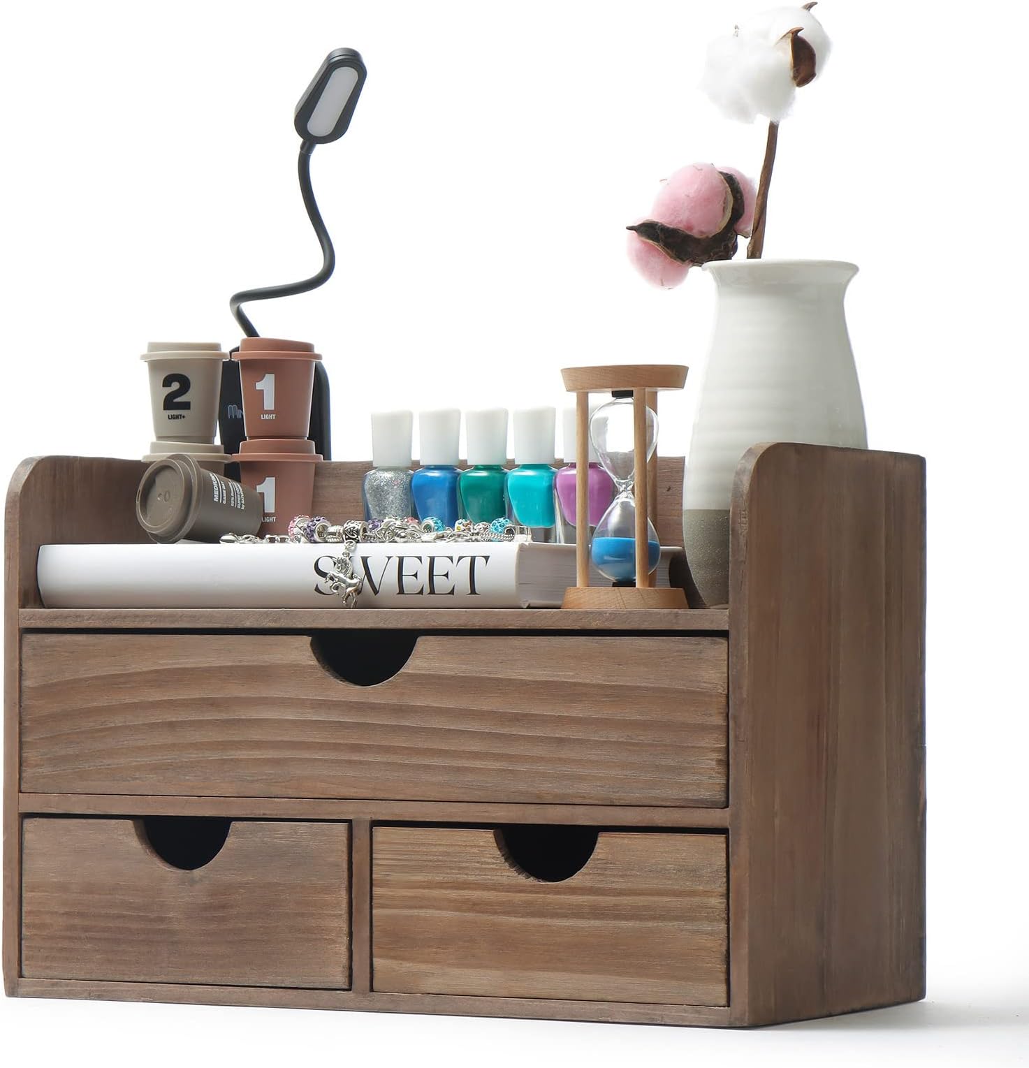 Amazon.com : Executive Office Solutions Adjustable Wooden Office Desk ...