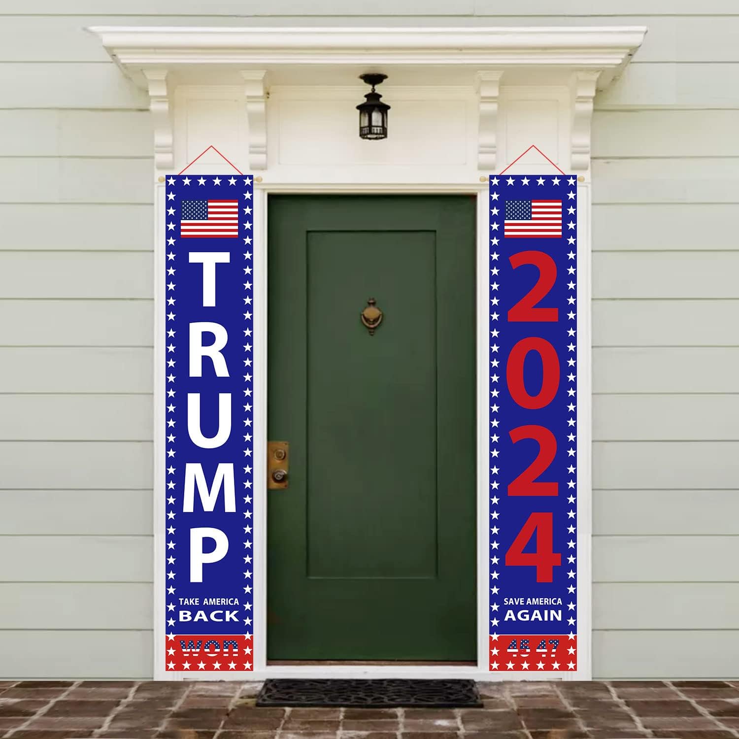 Amazon.com: PLMMEOUR Donald Trump 2024 Flag, Take American Back Porch ...