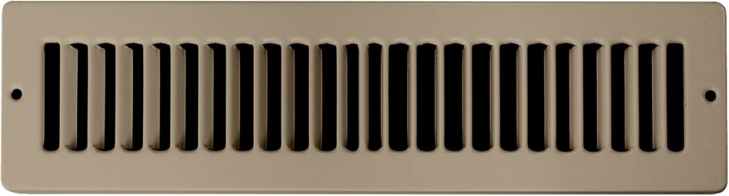 Accord ABTSBR210 Toe Space Grille with 1/2-Inch Fin Louvered, 2-Inch x ...