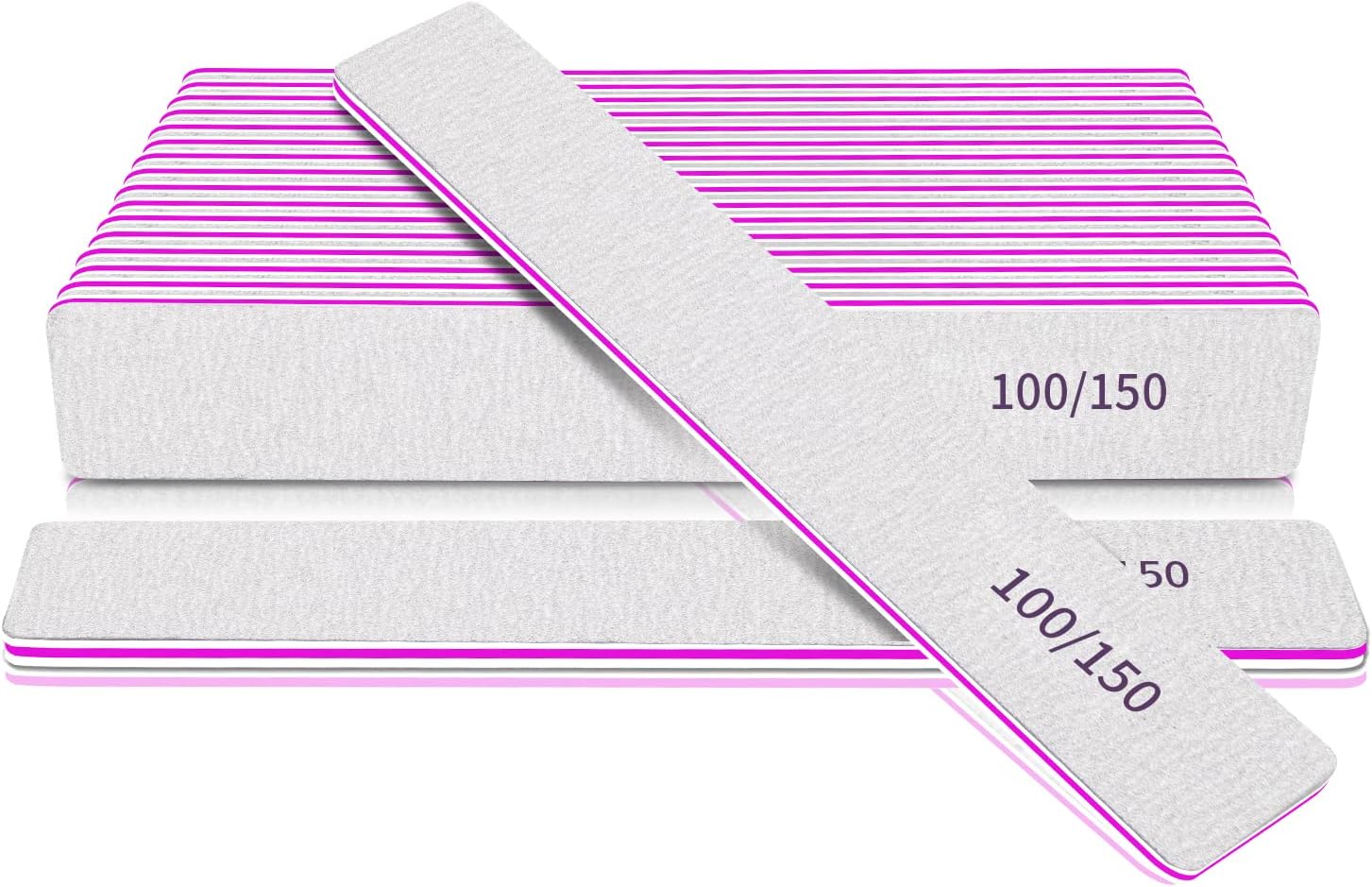 Amazon.com : Makartt Nail File: 180 240 Grit Doubled Sides Nail Files ...