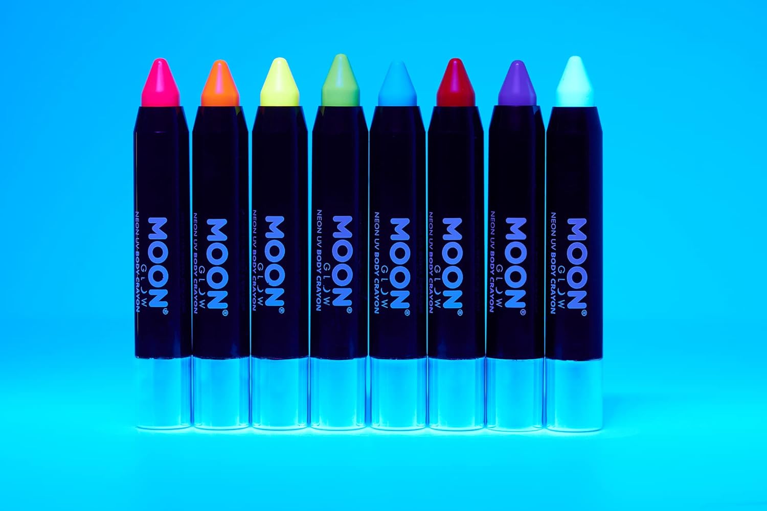 Neon UV Paint Stick Body Crayon for the Face & Body – Intense Blue