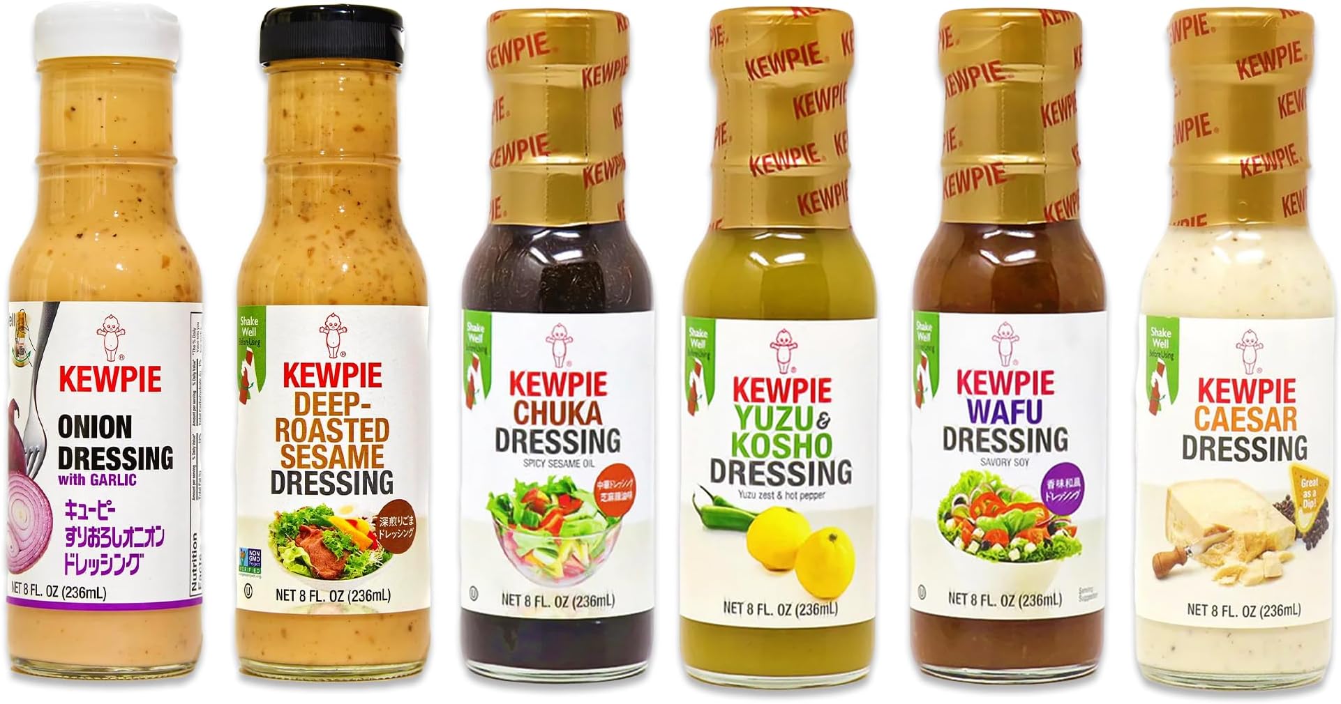 Amazon.com : Kewpie Japanese Dressing Roasted Sesame 8 Oz.(Deep Roasted ...