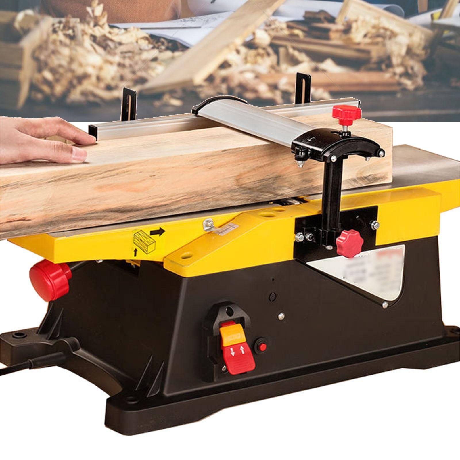 1800W Benchtop Planer, Electric Multifunctional Desktop Woodworking ...