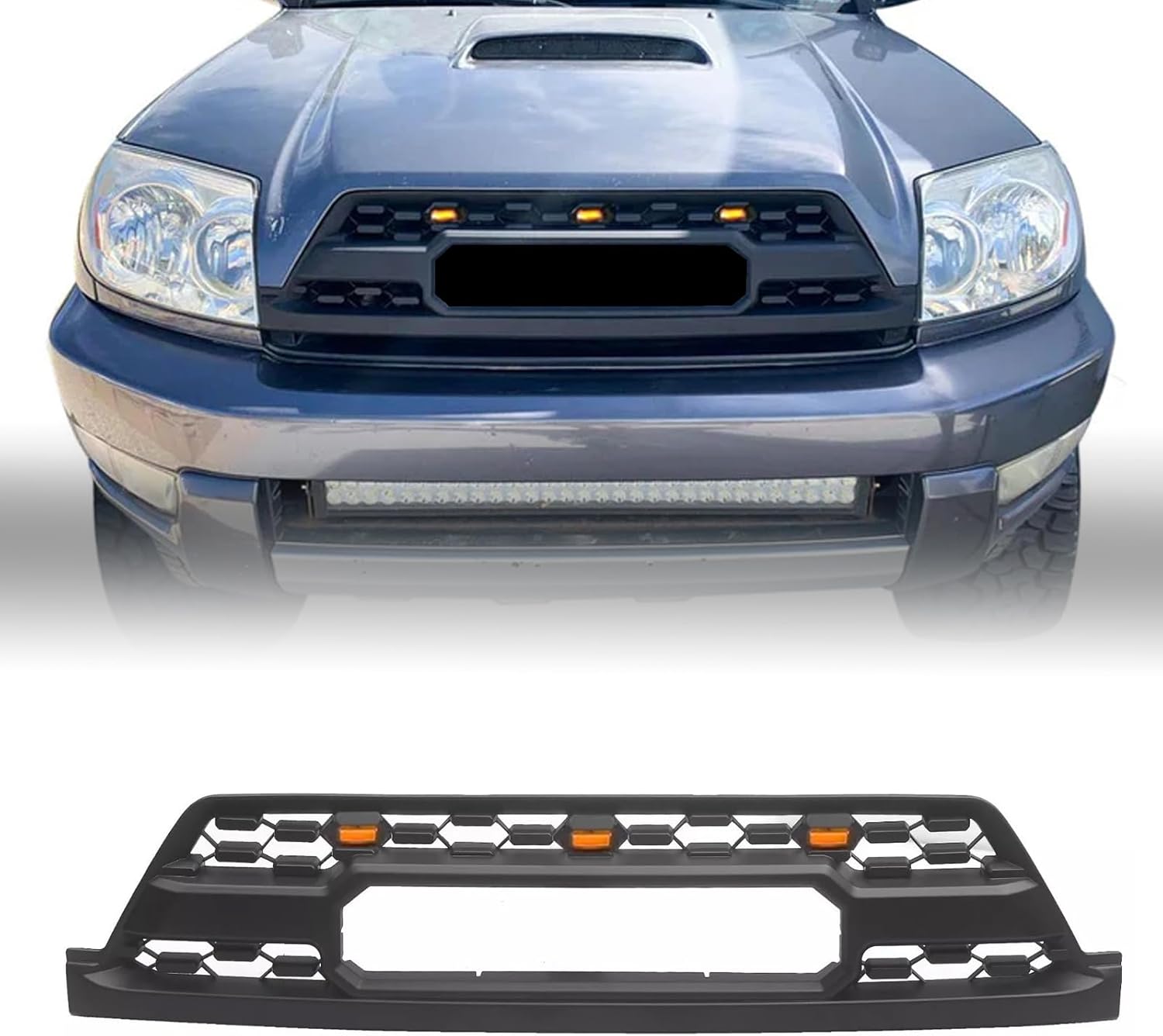 Amazon.com: QIUYYQTO Front Grille Replacement Compatible with 2003-2005 ...