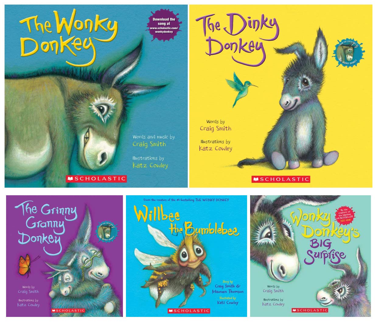 NEW RELEASE! Wonky Donkey Series Set (5 Books): Katz Cowley: Amazon.com ...