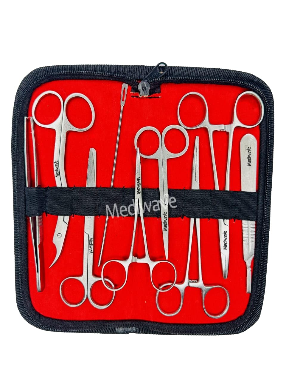Mediwave Dressing and Suturing Forceps Set surgical instrument of 9 Pcs ...