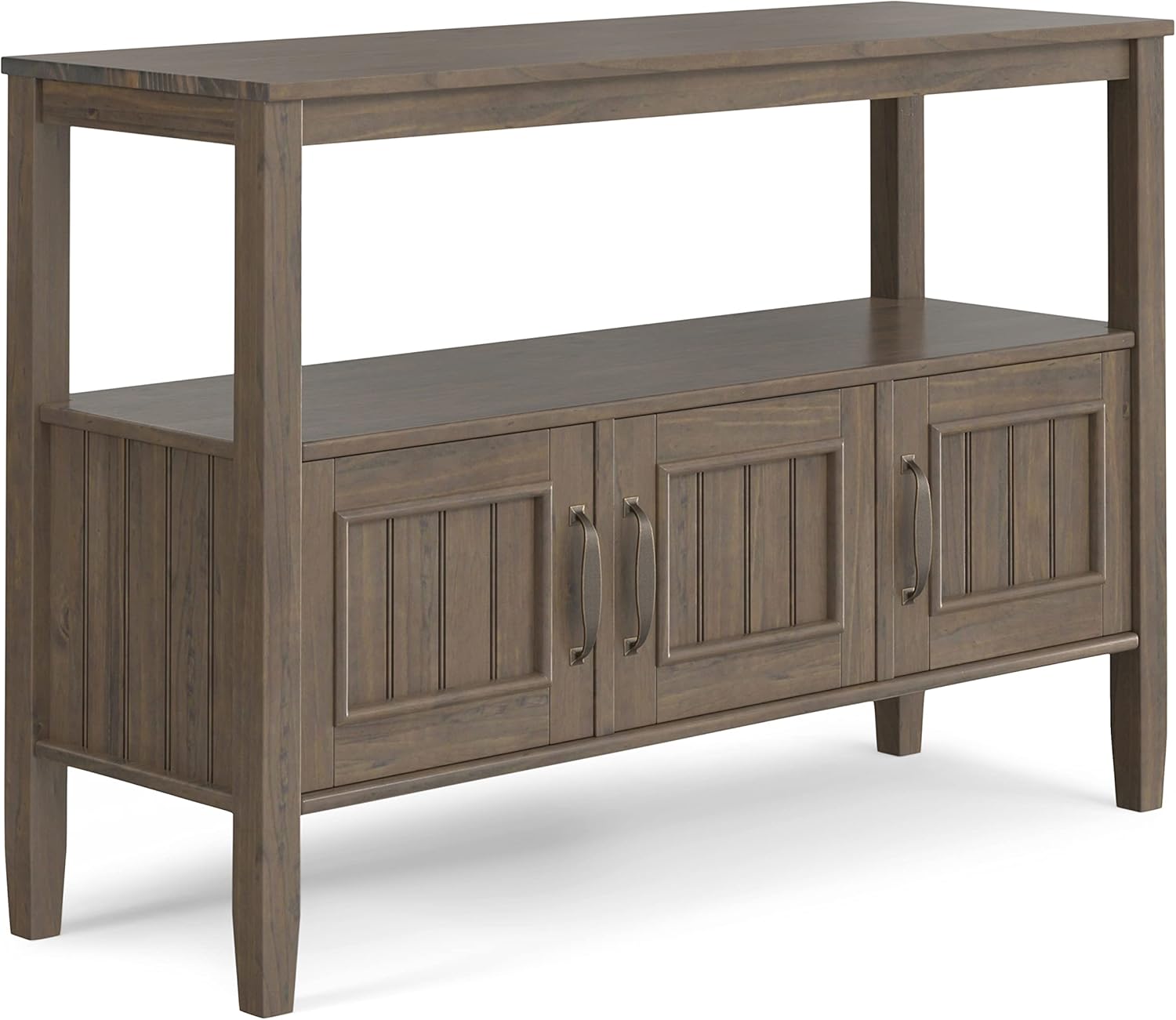 Amazon.com: SIMPLIHOME Lev SOLID WOOD 48 Inch Wide Contemporary Console ...