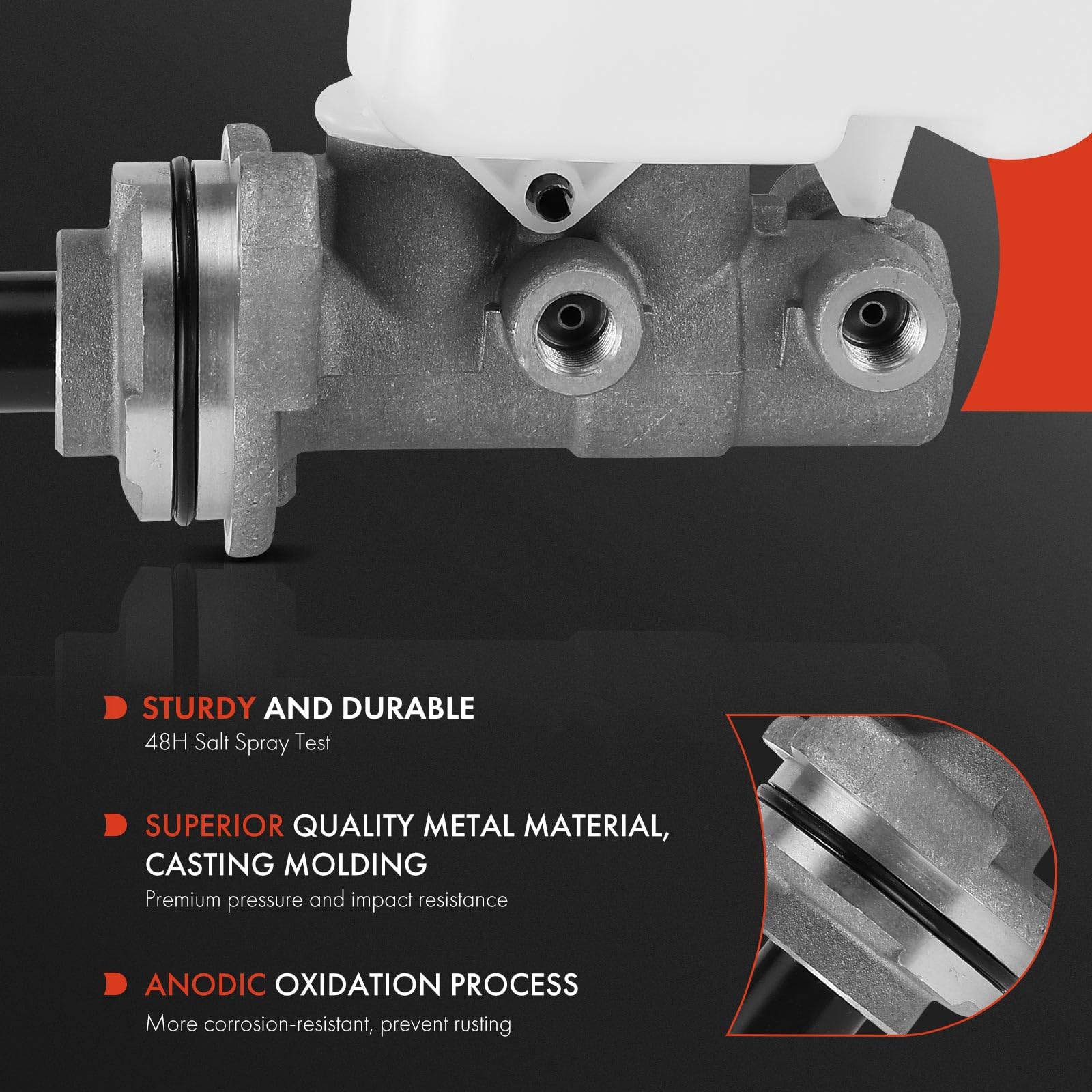 A-Premium Brake Master Cylinder with Reservoir and Sensor Compatible ...
